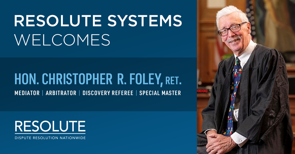 Former Milwaukee Circuit Court Judge Christopher R. Foley… • Resolute ... Former Milwaukee Circuit Court Judge Christopher R. Foley… • Resolute ...