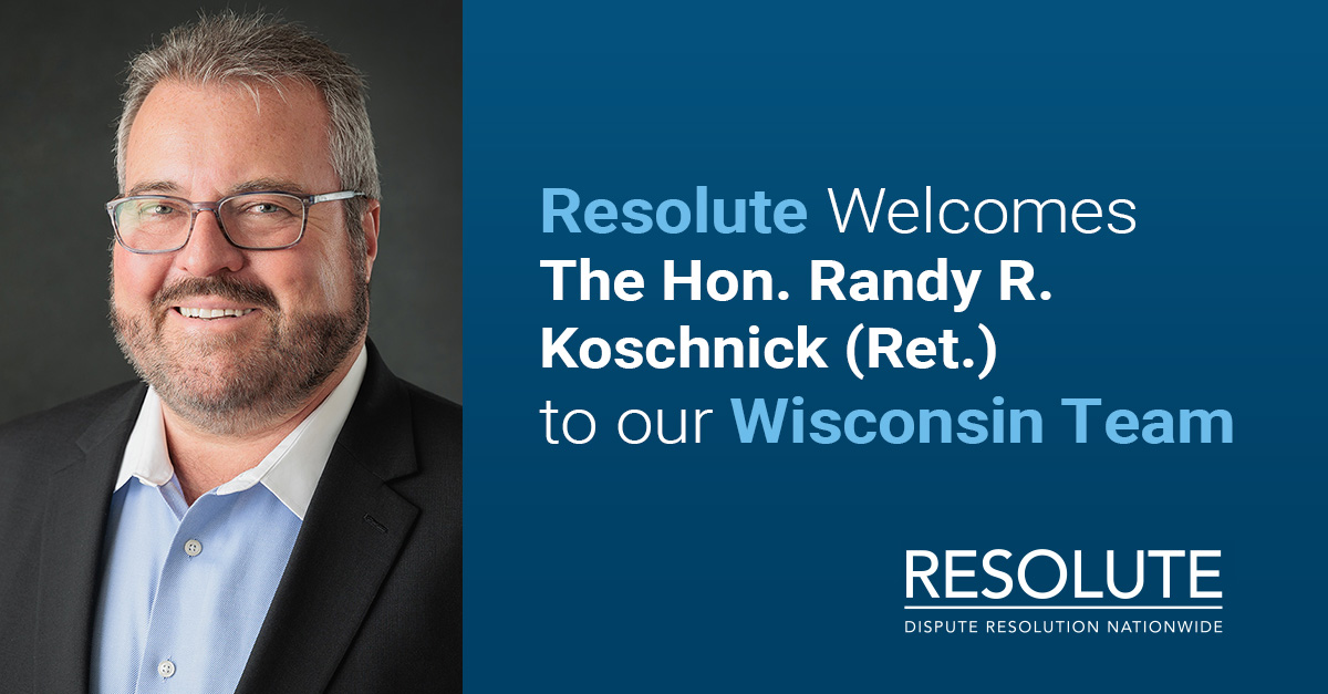 Resolute Welcomes The Hon. Randy R. Koschnick, (ret.)… • Resolute Systems