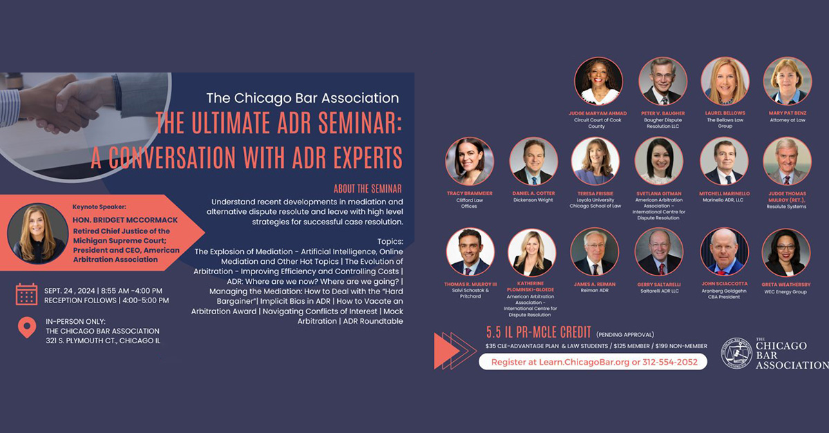 Judge Thomas Mulroy to Speak at Chicago Bar… • Resolute Systems